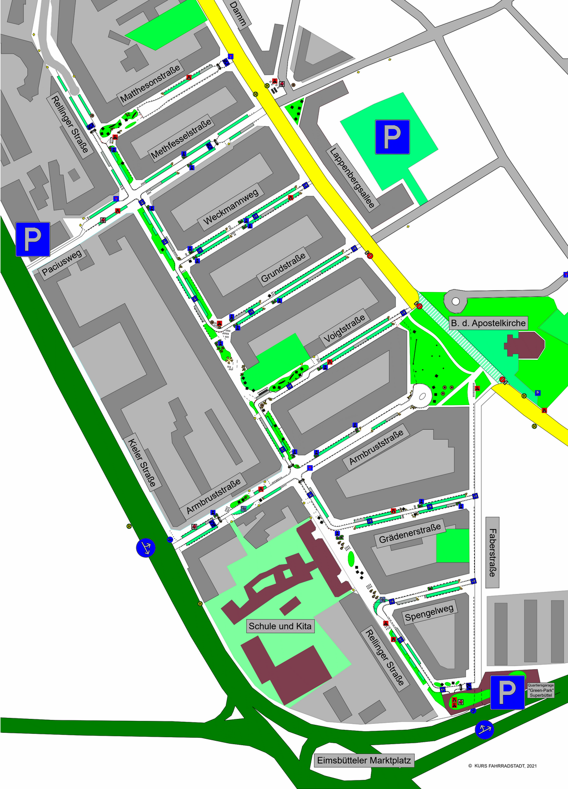 8 Superblocks - GermanZeroHamburg